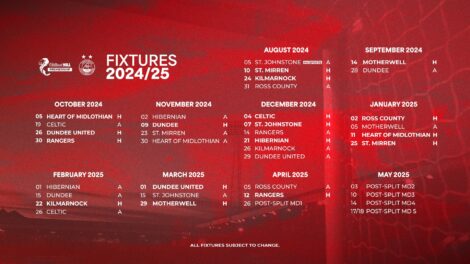 AFC DONScast - SPFL Premiership 24/25 Fixture List Revealed